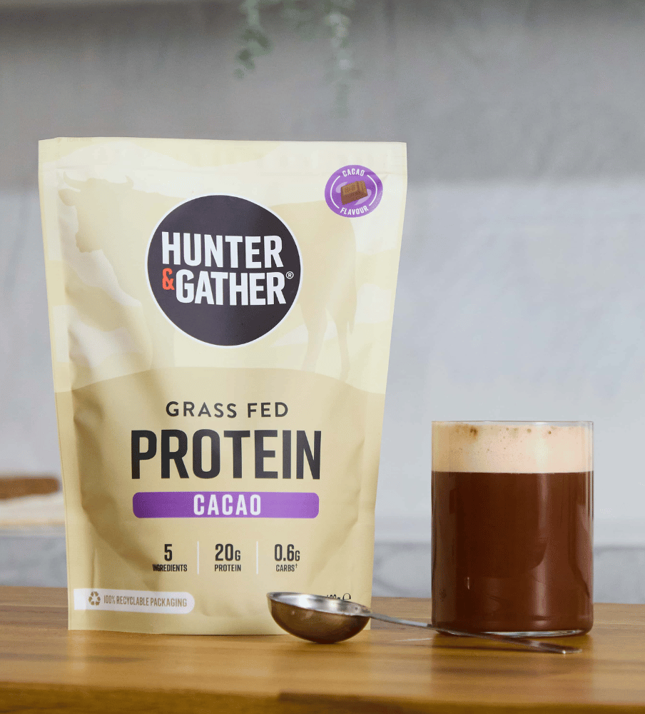 Cacao Grass Fed Beef Protein Powder | Hunter & Gather