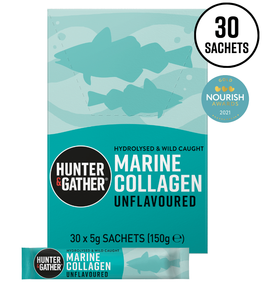 Wild Caught Marine Collagen Protein Sachets - Hydrolysed Peptides (30 x ...
